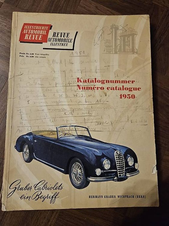 Revue Automobile 1950 (Gebraucht) in Viganello für CHF 100 – mit Lieferung auf Ricardo kaufen