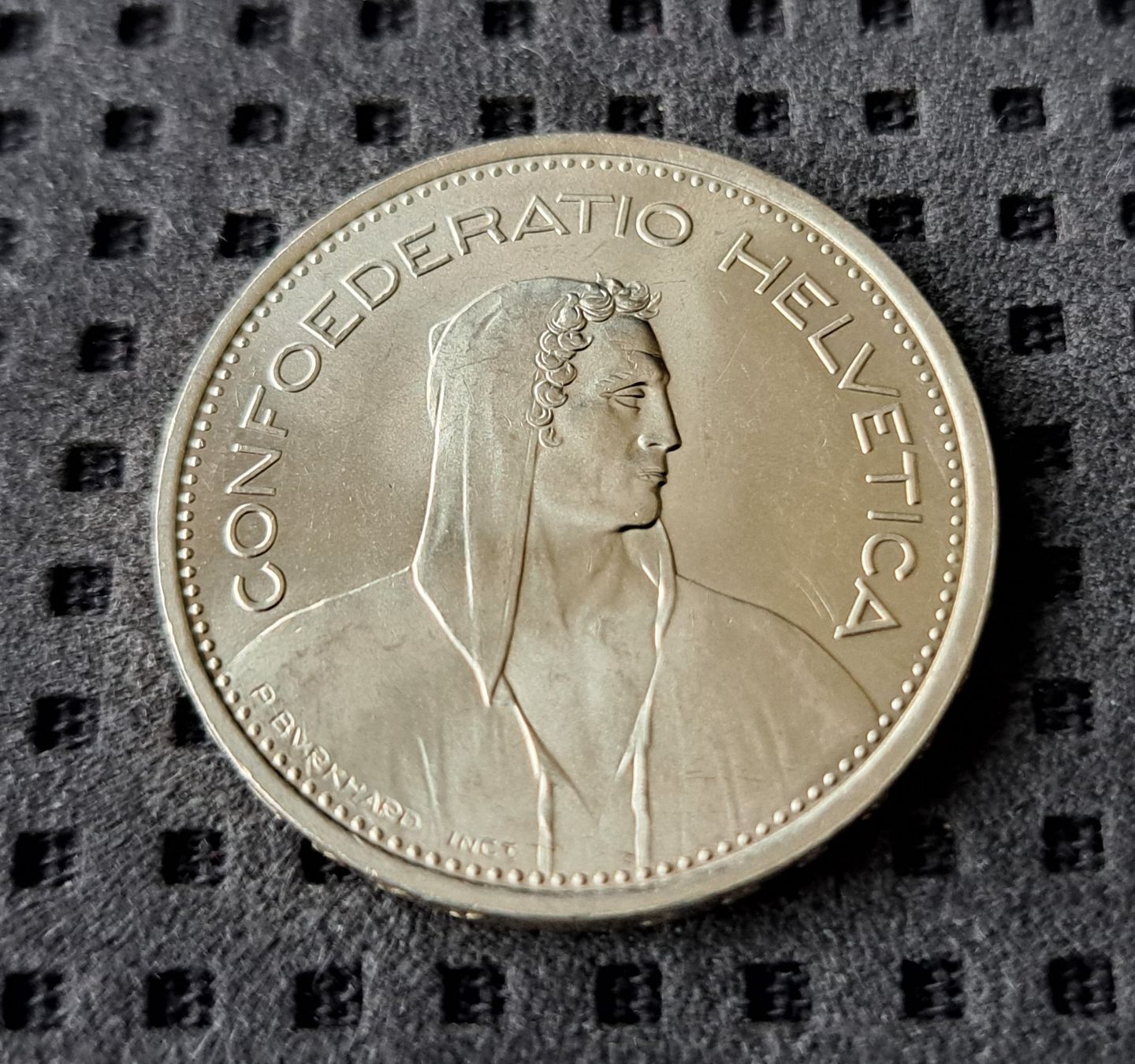 5 Fr. Silbermünze 1969 sehr gut erhalten, Sammlerstück (Gebraucht) in ...