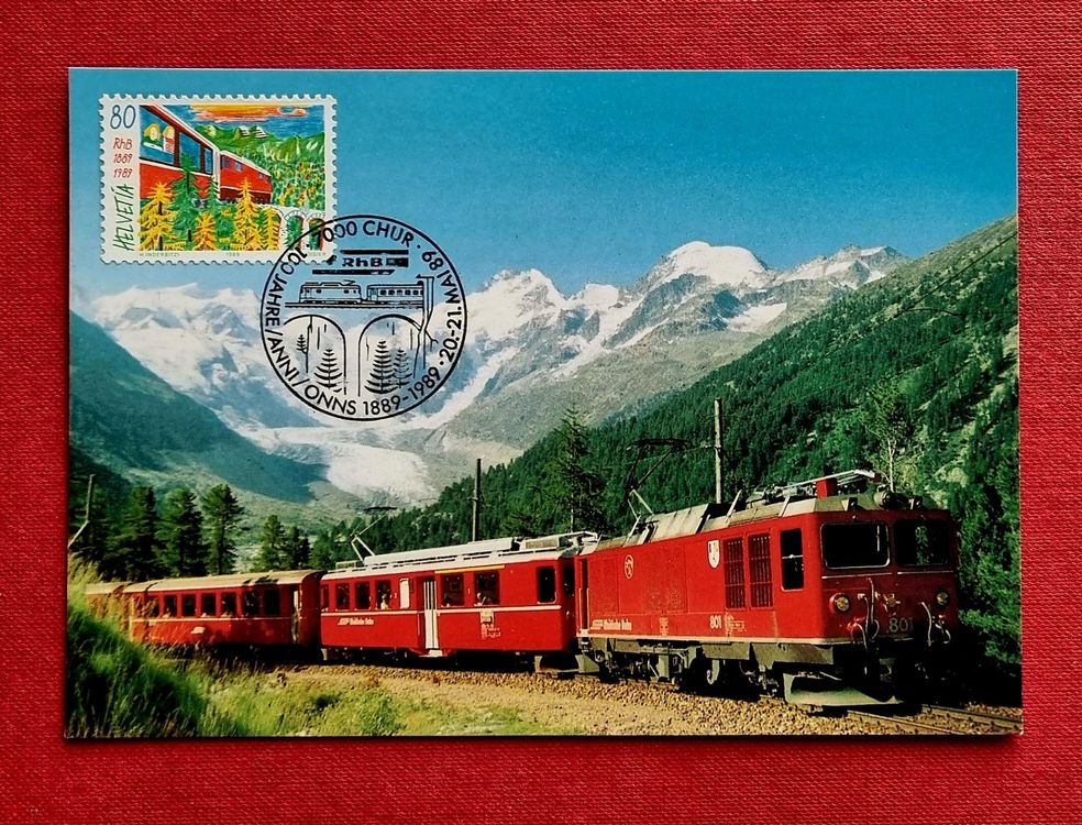Bernina Express - Rhätische Bahn - RhB - 1989 | Kaufen auf Ricardo