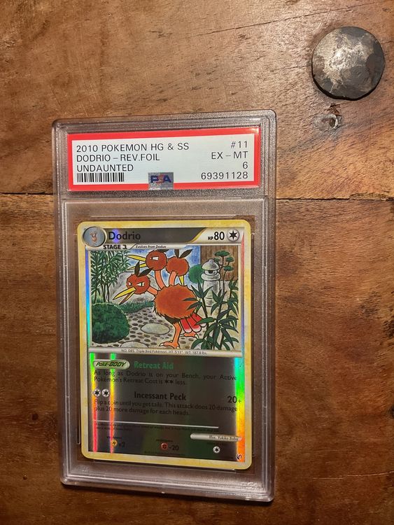 Dodrio Reverse Foil, HG & SS Undaunted (2010), PSA 6 (Gebraucht) in ...