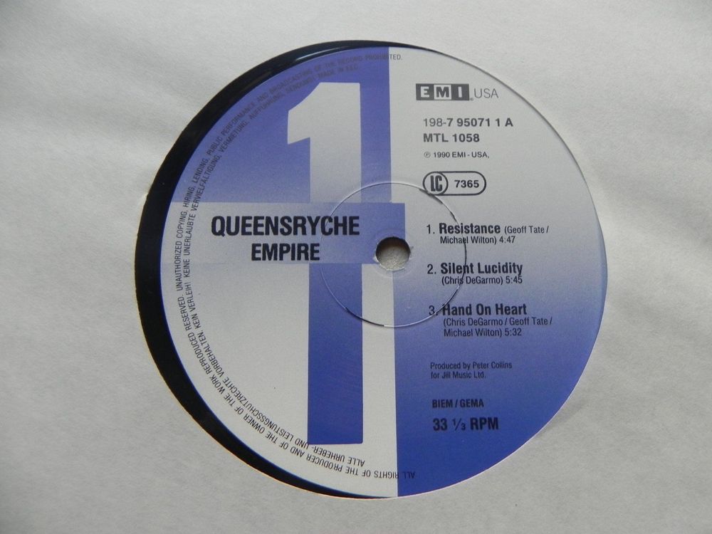 Doppel LP USA Progr. Rock Hardrock Queensryche 1990 Empire | Kaufen auf ...
