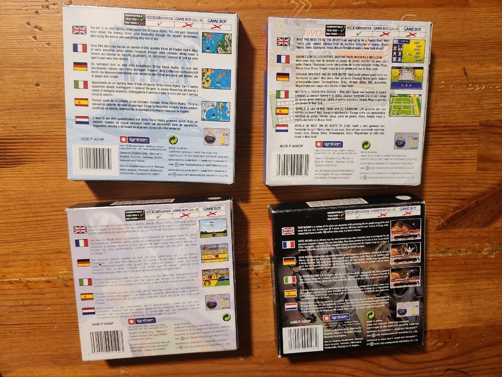 GBA Boxen Sammlung – Strike Force Hydra & mehr – ohne Module (Gebraucht ...