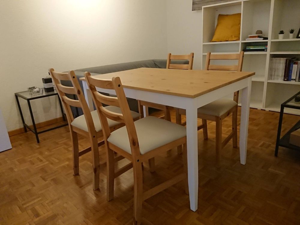 LERHAMN Table + 4 Chairs (IKEA) (Gebraucht) in Zürich für CHF 150 – nur ...