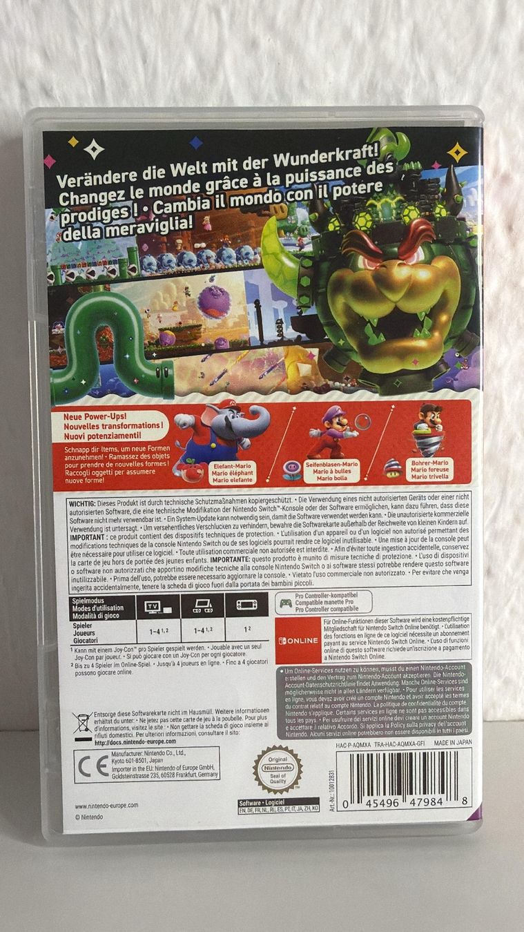 Super Mario Bros. Wonder - Nintendo Switch 🔥🔥 (Gebraucht) in ...
