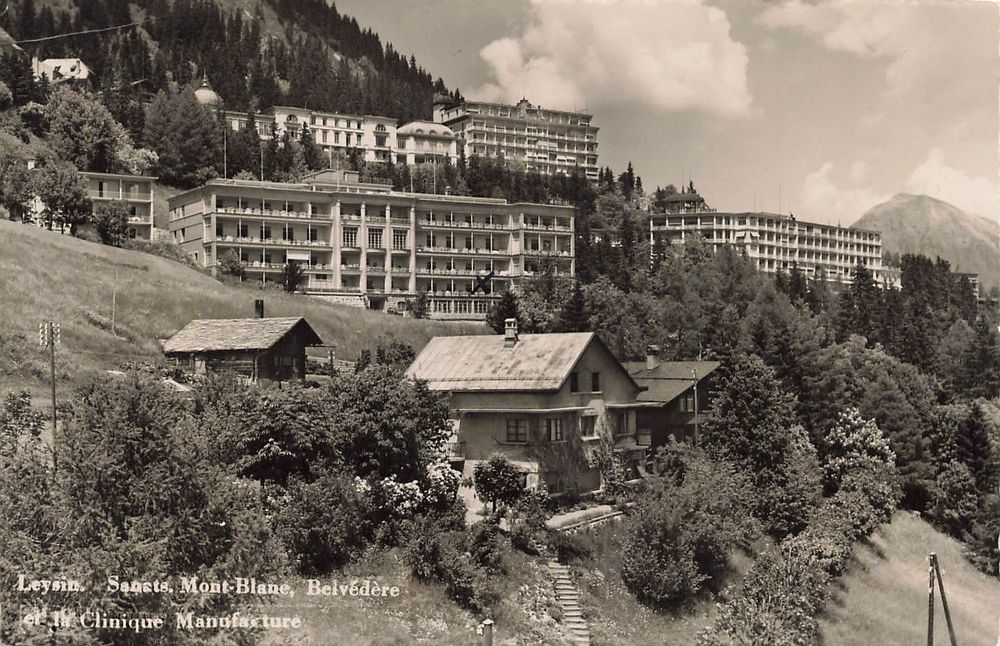 Leysin (VD) – Sanatorien Belvédère und Clinique Manufacture (Gebraucht ...