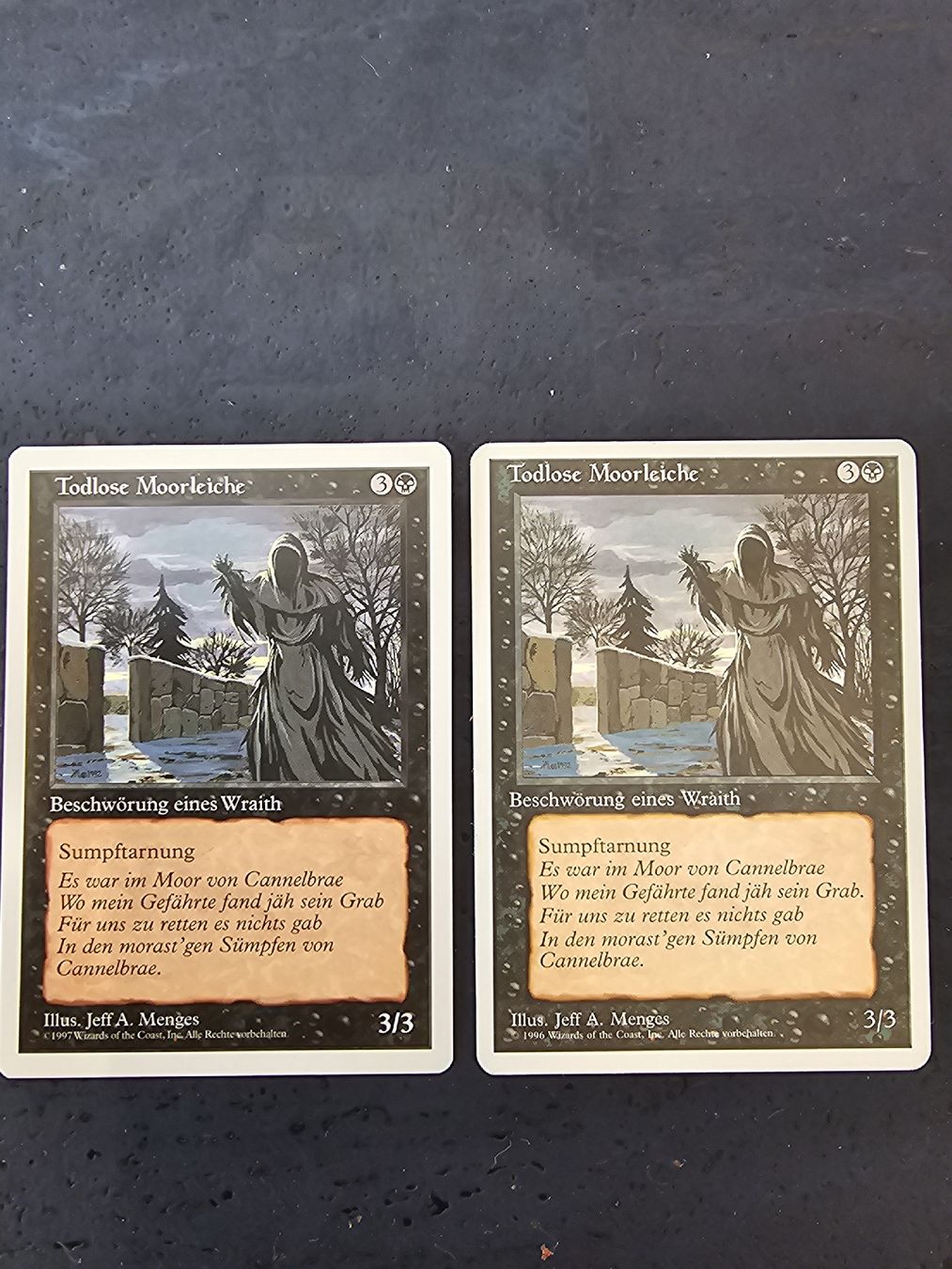 Magic: The Gathering - 2 x Todlose Moorleiche, (Gebraucht) in Wisen SO ...