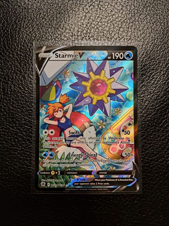 STARMIE V TG13 MISTY SECRET RARE ALT ART POKEMON KARTE! MINT (Gebraucht ...