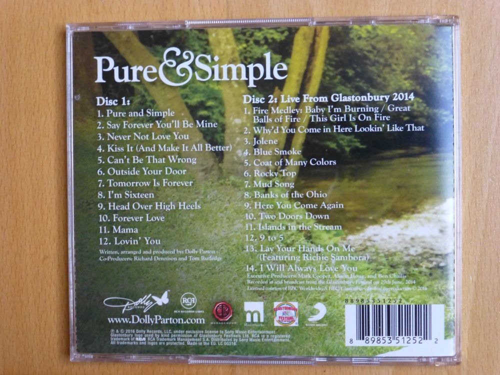 Dolly Parton - Pure & Simple (Neu (gemäss Beschreibung)) in Dörflingen ...