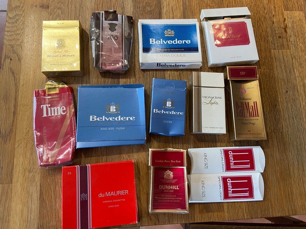 Paquets de cigarettes anciens collection (Gebraucht) in für CHF 10 ...