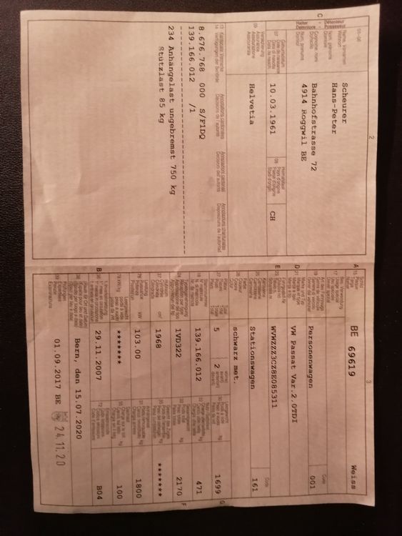 VW Passat (Gebraucht) in Roggwil/BE für CHF 1000 – nur Abholung auf Ricardo kaufen
