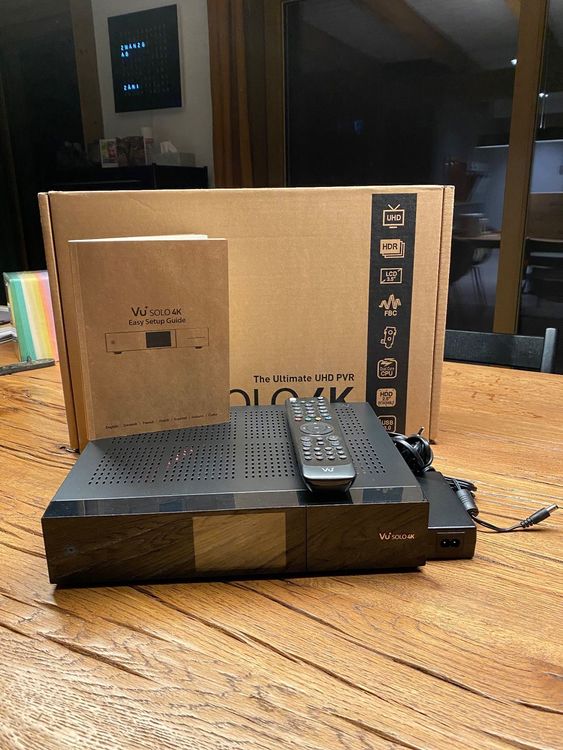 VU+ SOLO 4K 2x DVB-S / 1x DVB-C Linux Receiver (Gebraucht) in Greppen ...