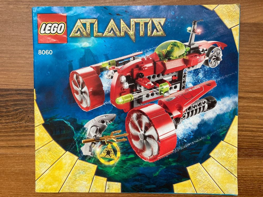 Lego Atlantis 8060, Turbojet/Le sous-marin turbo | Kaufen auf Ricardo
