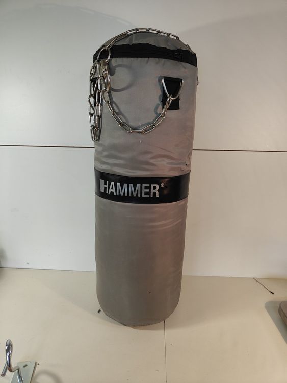 Boxsack Hammer Grösse ca. 90*30 cm mit Kette (b99) (Gebraucht) in ...
