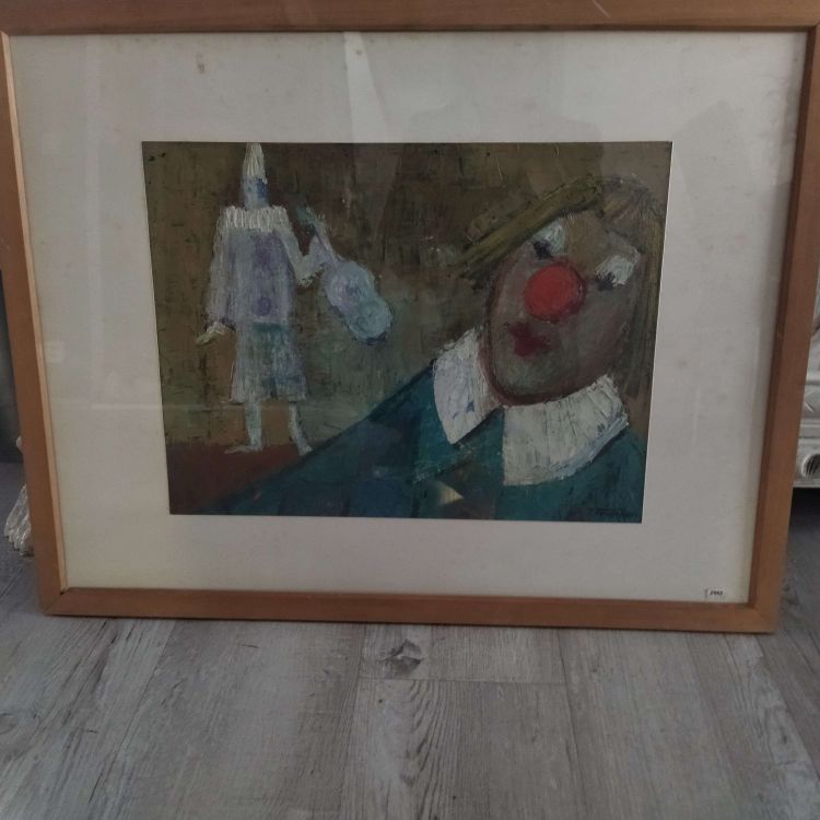 Gemälde Paul Franken Clowns (Gebraucht) in Glashütten für CHF 150 – nur Abholung auf Ricardo kaufen