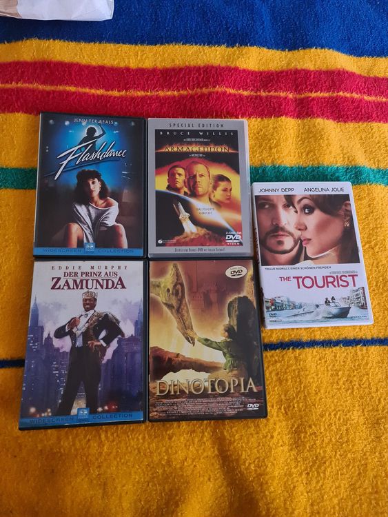 5 DVDs Flashdance Armageddon Dinotopia & mehr (Gebraucht) in Würenlos ...