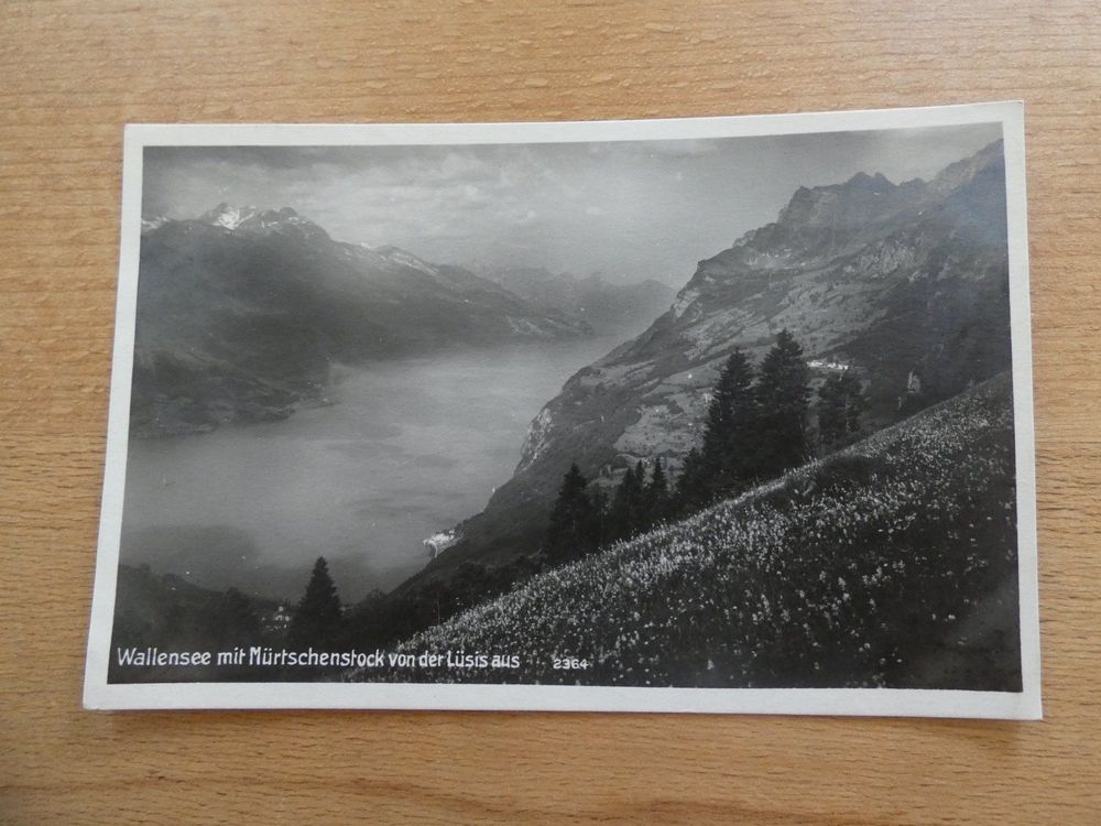 Alte AK vom Walensee 1923 (Gebraucht) in Münchwilen TG für CHF 2.1 – mit Lieferung auf Ricardo ...