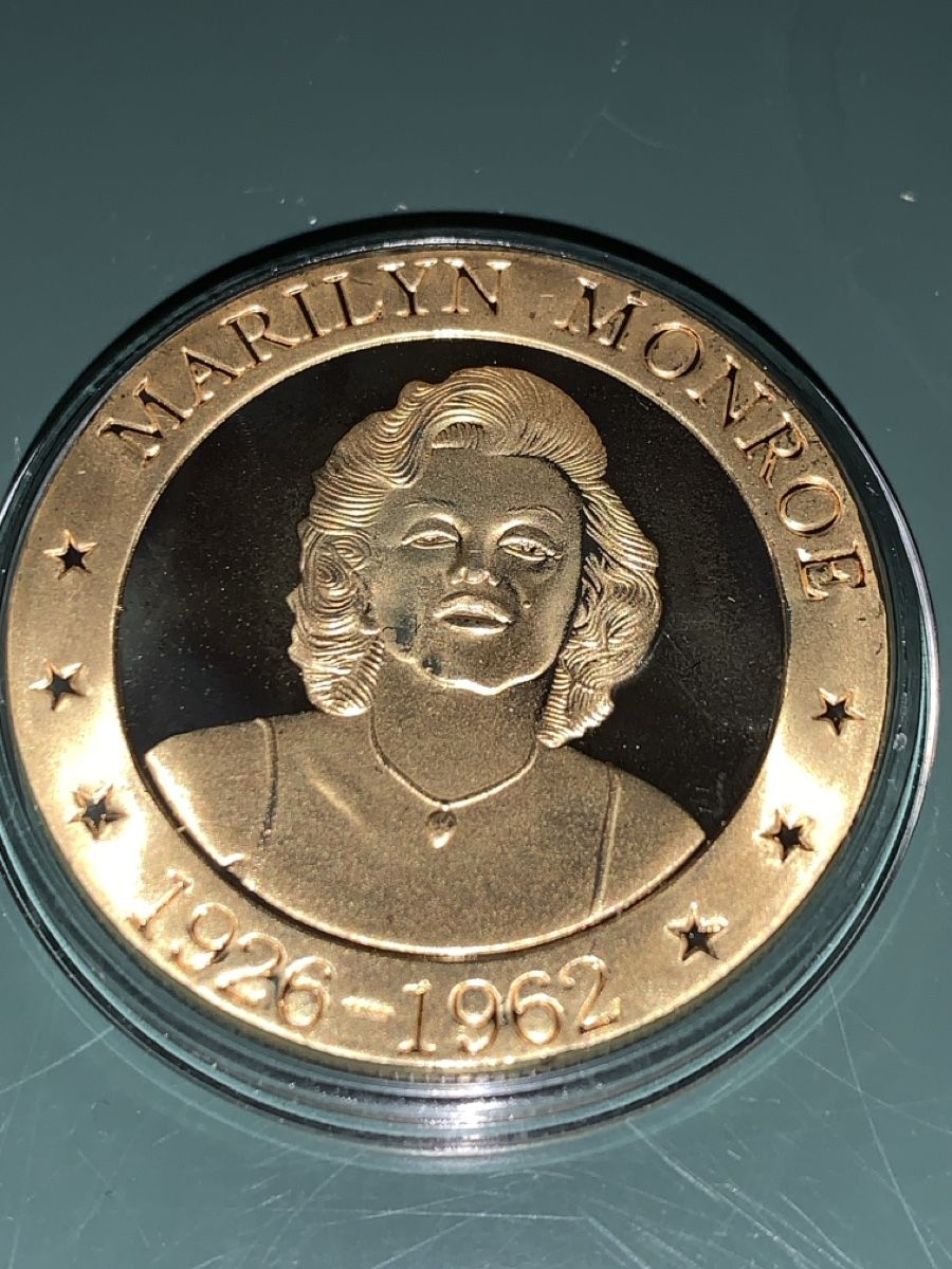 Marilyn Monroe Goldene Gedenkmünze (Neu (gemäss Beschreibung)) in ...