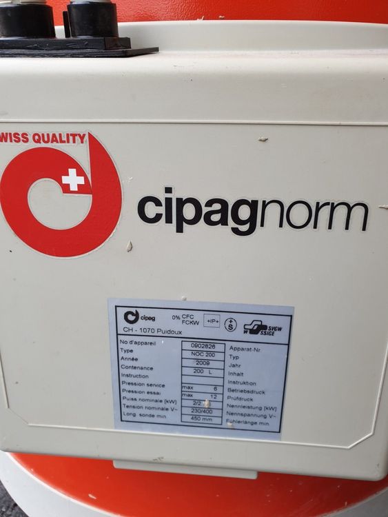 Cipag Boiler 200 l ab.1.00 sfr (Gebraucht) in Seon für CHF 116 – nur Abholung auf Ricardo kaufen