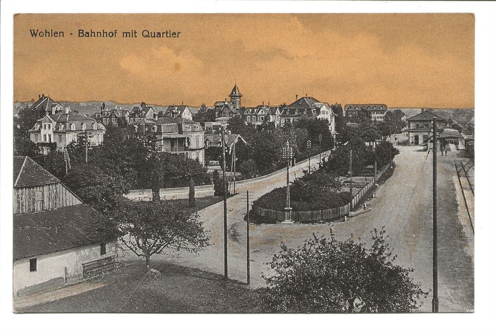 Wohlen (AG) Bahnhof mit Quartier - 1918 (Gebraucht) in Engelburg für CHF 7.9 – mit Lieferung auf ...