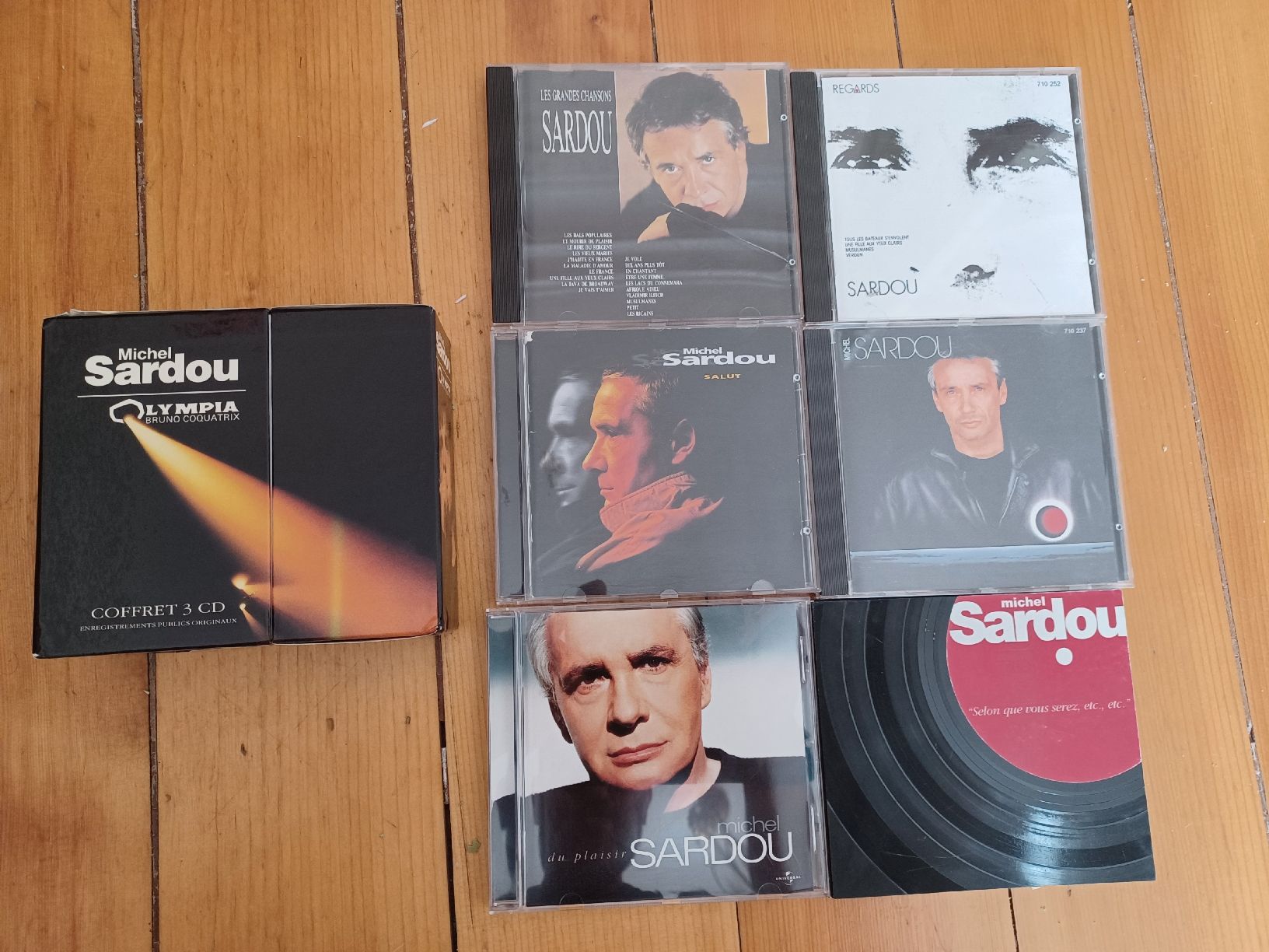 Michel Sardou: Lot de 6 CD et un cd triple de Michel Sardou (D'occasion ...