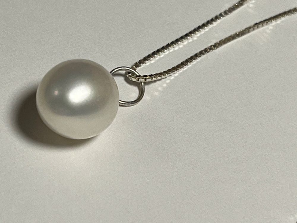Wunderschöne echte Perle an 925 Silber Kette (Gebraucht) in St ...
