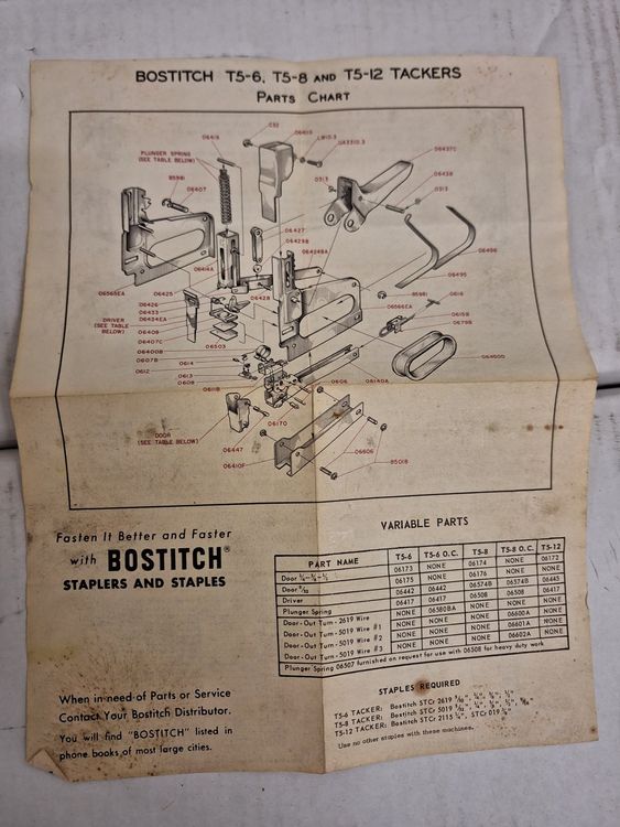 Bostitch T5 Tacker | Kaufen auf Ricardo