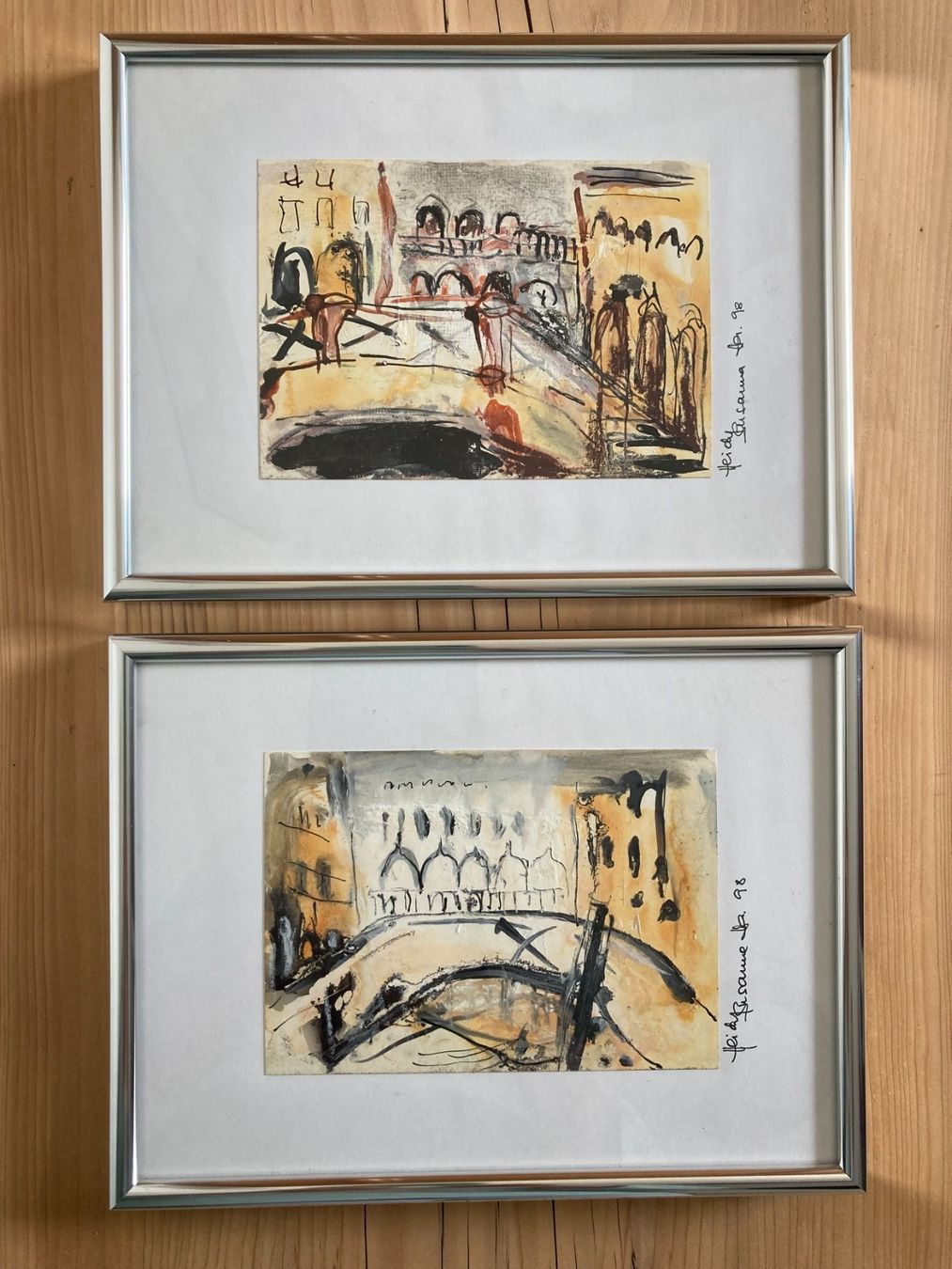 2 GEMÄLDE signiert Heidi Susanne Hanselmann 1998 (Gebraucht) in Subingen für CHF 36 – mit ...