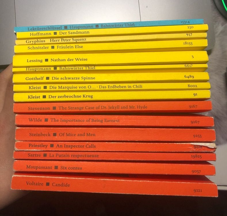 Reclam Bücher für je 1 Fr. (D/F/E) (Gebraucht) in Volketswil für CHF 1 ...