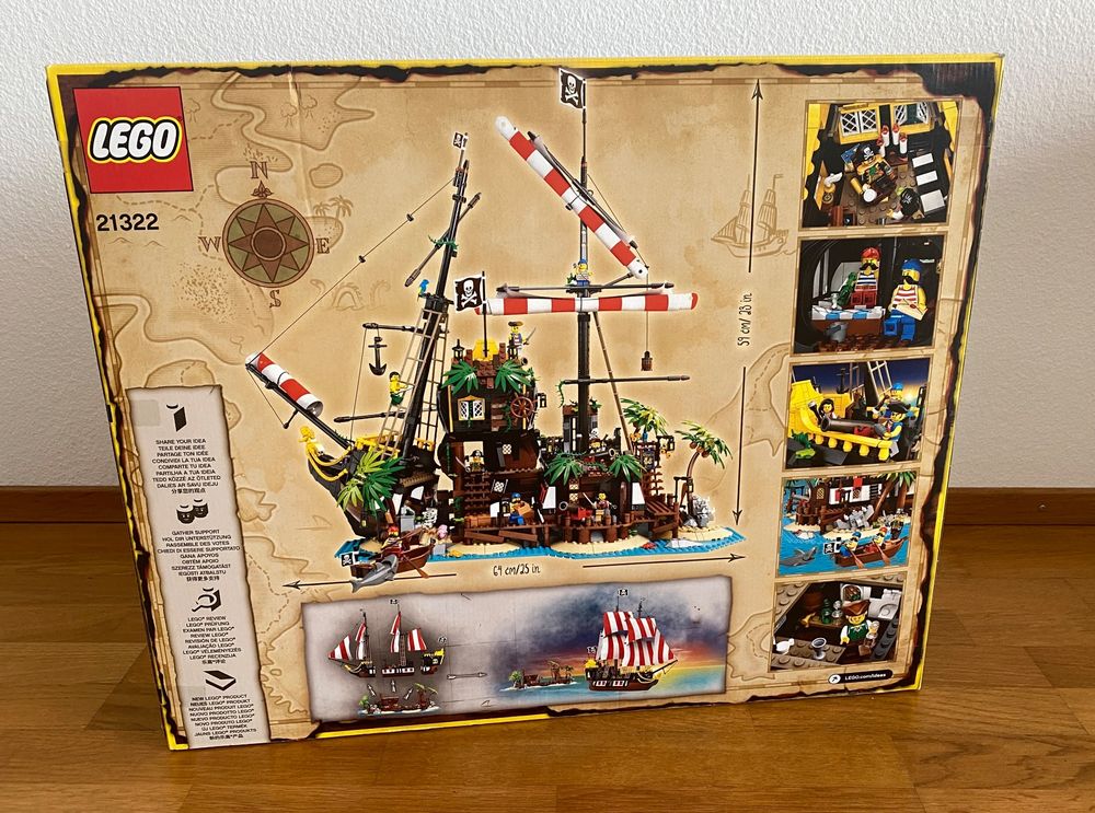 LEGO IDEAS 21322 Barracuda Bay Piraten der Barracuda-Bucht (Neu und ...