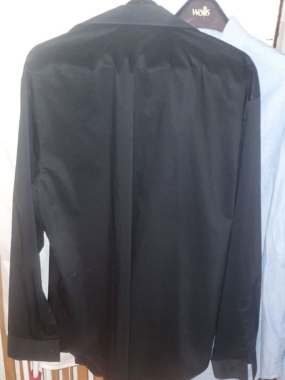 Schwarzes Herrenhemd Gr. M Reaction Kenneth Cole chemise (Gebraucht) in ...