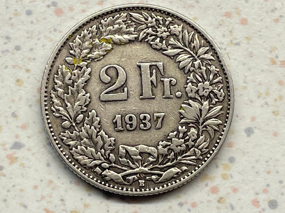 1937 2 Franken Top-Jahrgang !!! rar !!!! (Gebraucht) in Winterthur für CHF 7 – mit Lieferung auf ...