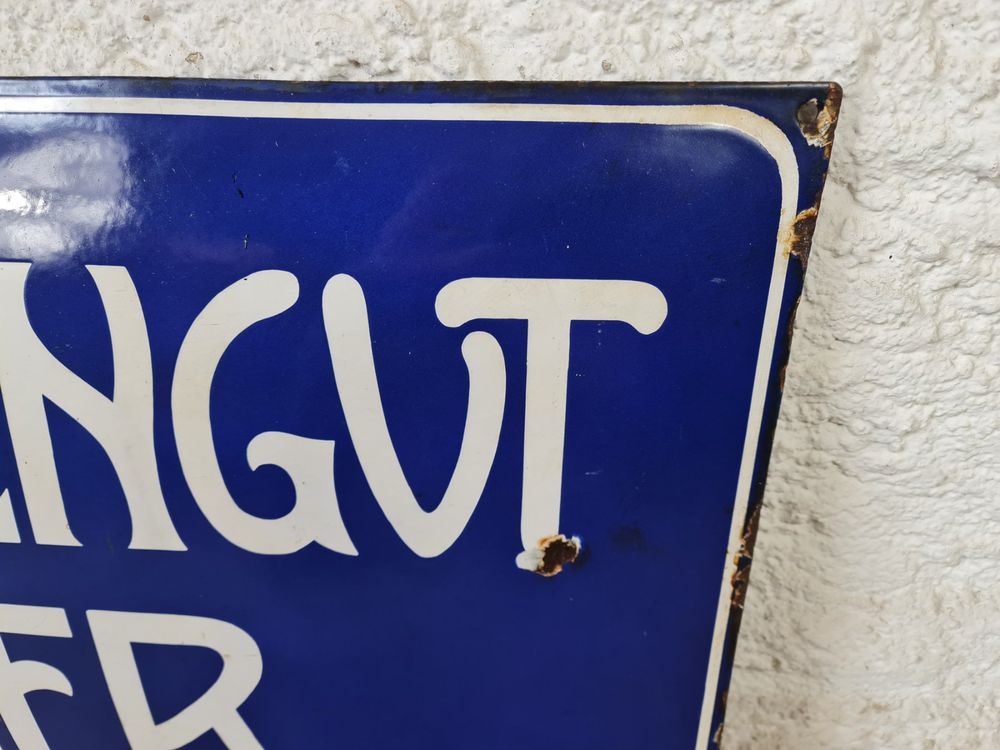 XL Emailschild Emaille Schild Haldengut Bier 100cm (Gebraucht) in Obfelden für CHF 550 – mit ...