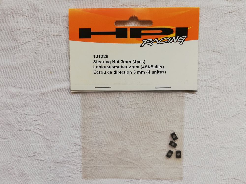 HPI Lenkungsmutter 3mm ( 4 Stk. ) 101226 | Kaufen auf Ricardo