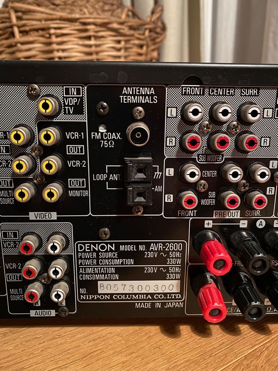 DENON AVR-2600 Receiver inkl. Boxen und CD-Player | Kaufen auf Ricardo