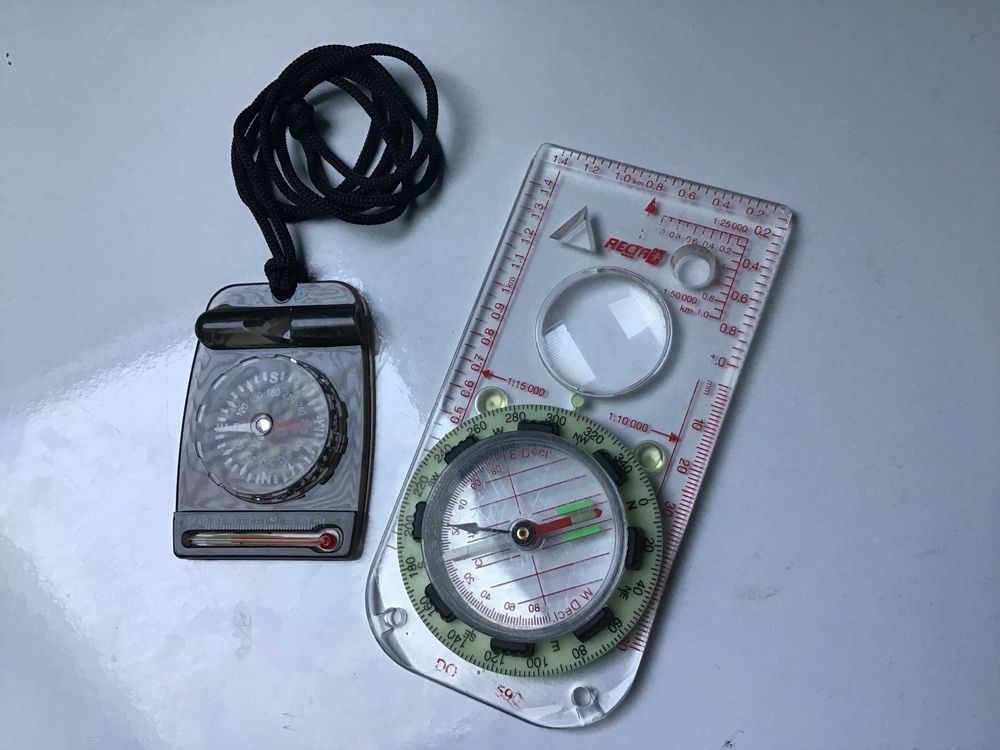 Marsch-Kompass mit Lupe "RECTA DO 590" Switzerland (Gebraucht) in Bachenbülach für CHF 14 – mit ...