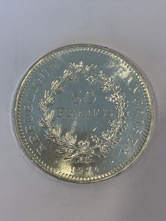 50 francs 1974 , 900 silber, 30gr. rare (29) (Gebraucht) in Bonstetten für CHF 23 – mit ...