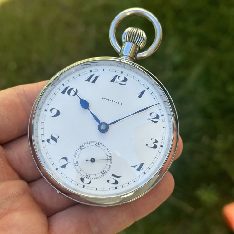 Rare Lemania Chronomatic Chronometer Pocket watch, electric (Gebraucht ...