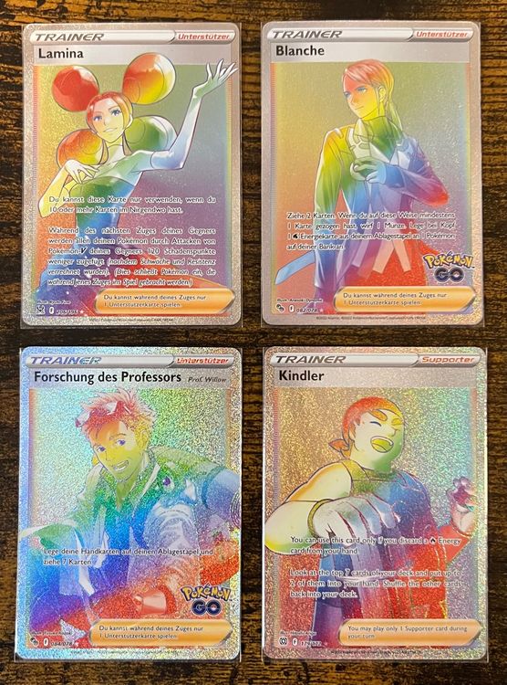 4 Trainer Rainbow Rare Karten Boosterfrisch | Kaufen auf Ricardo