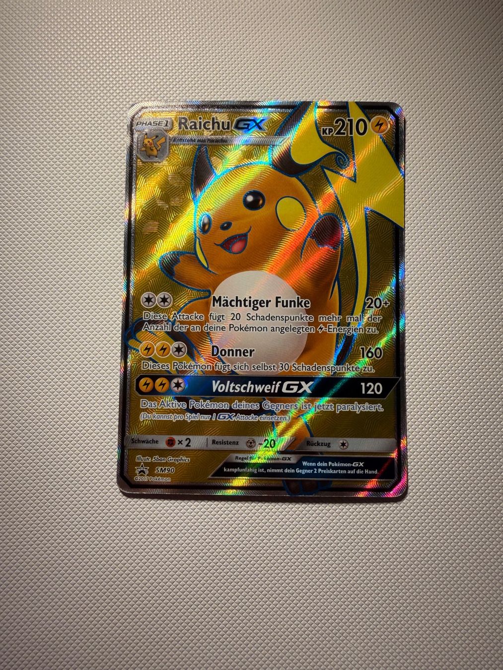 Raichu GX SM90 Full Art Sun & Moon Promo DE (Gebraucht) in Kloten für CHF 2 – mit Lieferung auf ...
