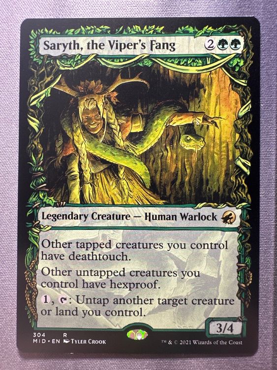 Saryth, the Viper’s Fang Variant 304 Midnight Hunt (Neu (gemäss ...