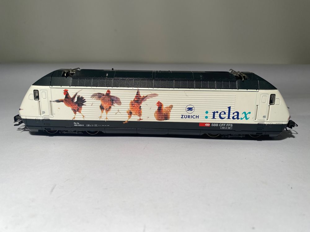 Märklin HAMO E-Lok RE460 SBB Zürich RELAX 38615 DC Analog (Gebraucht) in Buchrain für CHF 193 ...