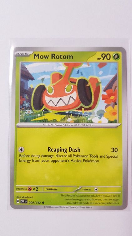 Pokemon | Mow Rotom 008/142 SCR Englisch (Neu (gemäss Beschreibung)) in ...