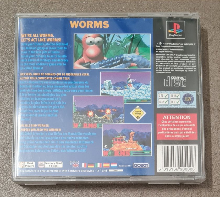 PS1 Worms / Playstation 1 Worms | Kaufen auf Ricardo