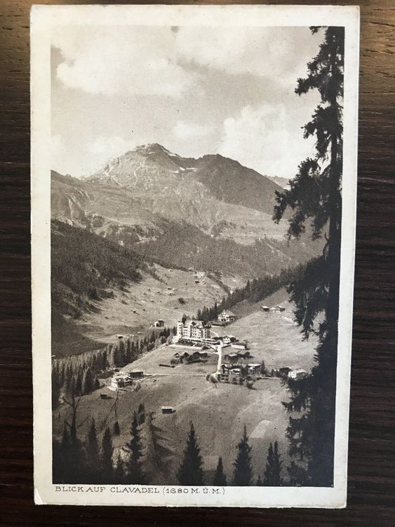 Blick auf Clavadel (Davos) 1922 | Kaufen auf Ricardo