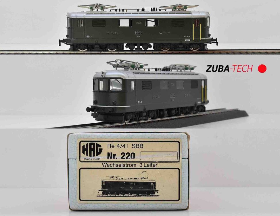 HAG E-Lok Re 4/4 I SBB H0 GS Analog ohne OVP (Gebraucht) in St. Gallen für CHF 90 – mit ...