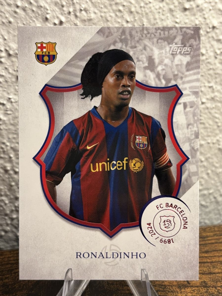 Ronaldinho 2024-25 TOPPS FC Barcelona 125 Years Anniversary (Neu ...