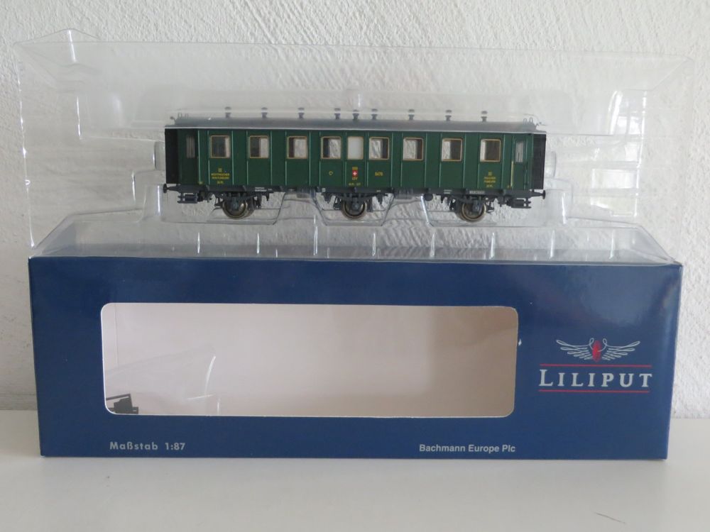 Liliput H0: SBB-Oldtimerwagen C3ü 8478, 334478, OVP (Neu (gemäss ...