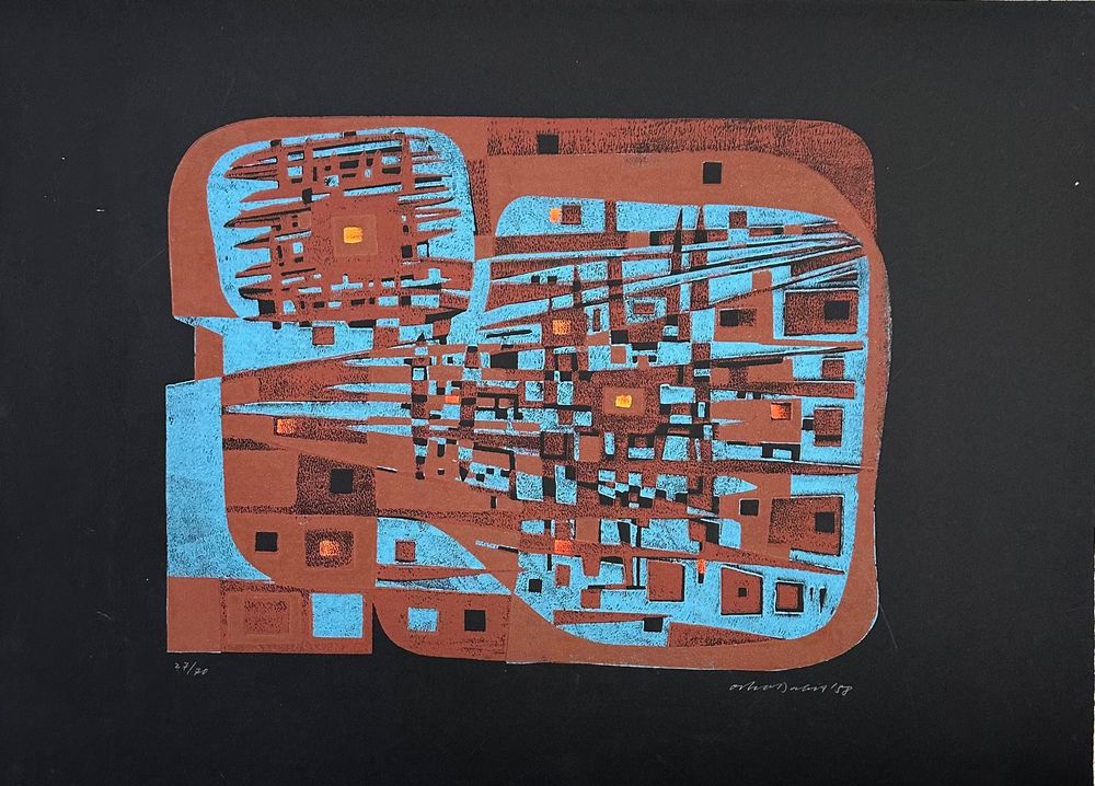 Oskar Dalvit (1911-1975) Lithographie Handsigniert | Kaufen auf Ricardo