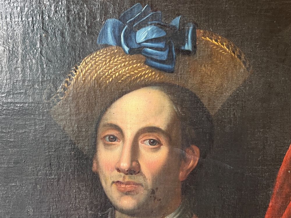 Antiker Ölportrait des Künstlers David Hoyer 1667-1720 (Gebraucht) in ...