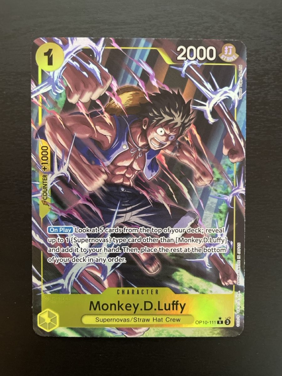 One Piece Monkey.D.Luffy (op10-111) NM (Neu (gemäss Beschreibung)) in ...
